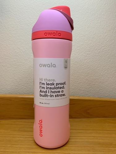 Owala "Angel Food Cake" NEW Spring Color 24oz Free Sip Pink, Coral ...
