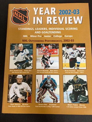 NHL Year in Review Book, 2002-03 | eBay