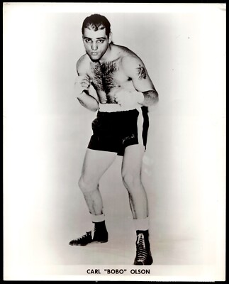 Carl Bobo Olson Boxing 8" x 10" 1955 Vintage Original Photograph G185 ...