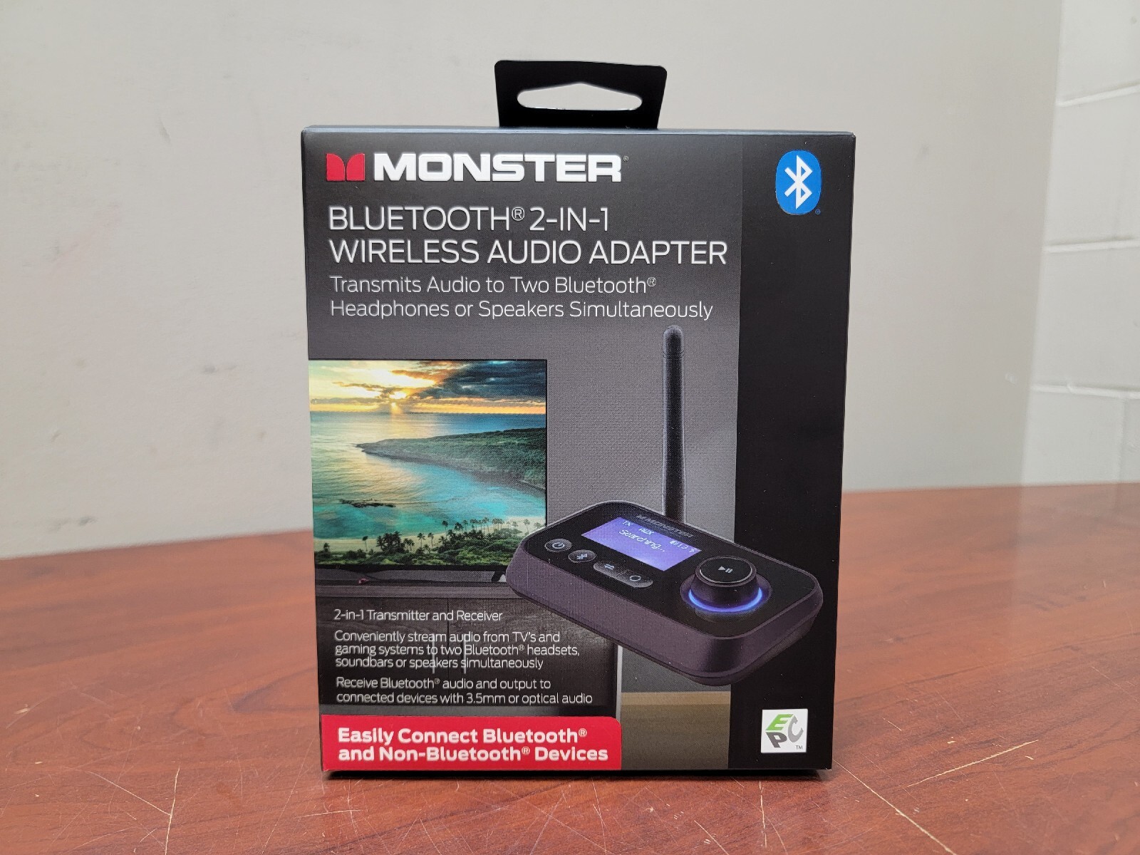 MONSTER - Bluetooth 2-IN-1 Wireless Audio Adapter c-x | eBay