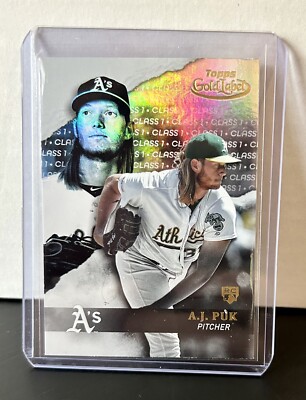 2020 Topps Gold Label Baseball A.J. Puk RC Rookie #67 Class 1 Marlins ...