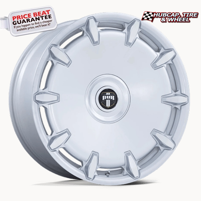 DUB 1PC S271 SILVER MACHINED - 24X10 - 6X135/5.5 BP, 30 MM Offset (1 ...