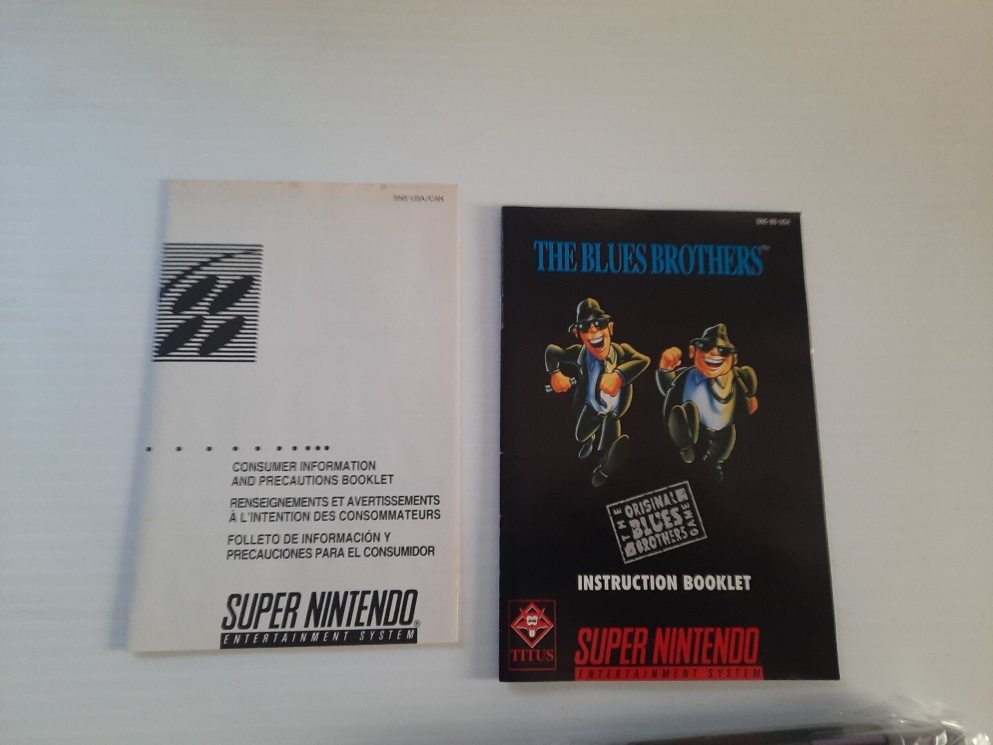 The Blues Brothers (SNES) Super Nintendo CIB Complete Box 1993 Titus ...