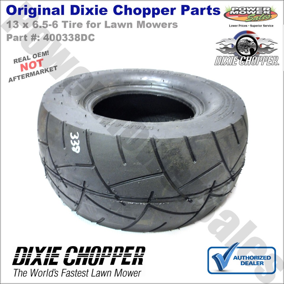Dixie Chopper Motorcycle Tread Tire (13x6.5-6) / 400338DC DUP-400338 ...