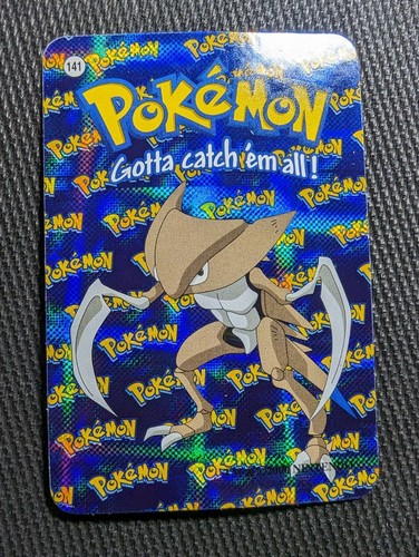 Kabutops 141 Pokemon 2000 Vending Prism Sticker Plaid Holo | eBay