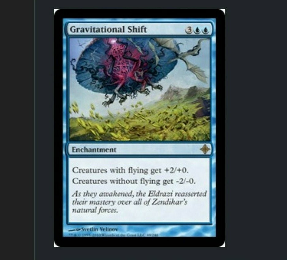 Gravitational Shift + 10 Random Rares MTG Magic The Gathering giftset ...