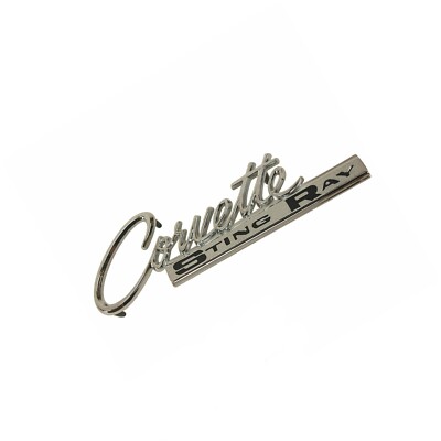 For Corvette C2 Rear Deck Script Emblem Stingray 1963-1965 #3797414 | eBay