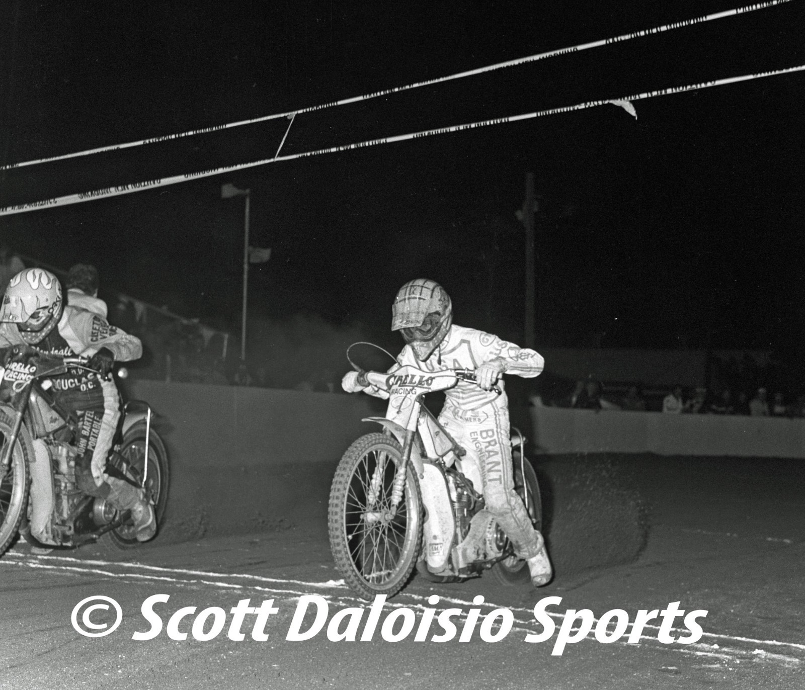 1991 CHARLIE VENEGAS BILLY HAMILL 8 X 10 SPEEDWAY USA MOTORCYCLE PHOTO ...