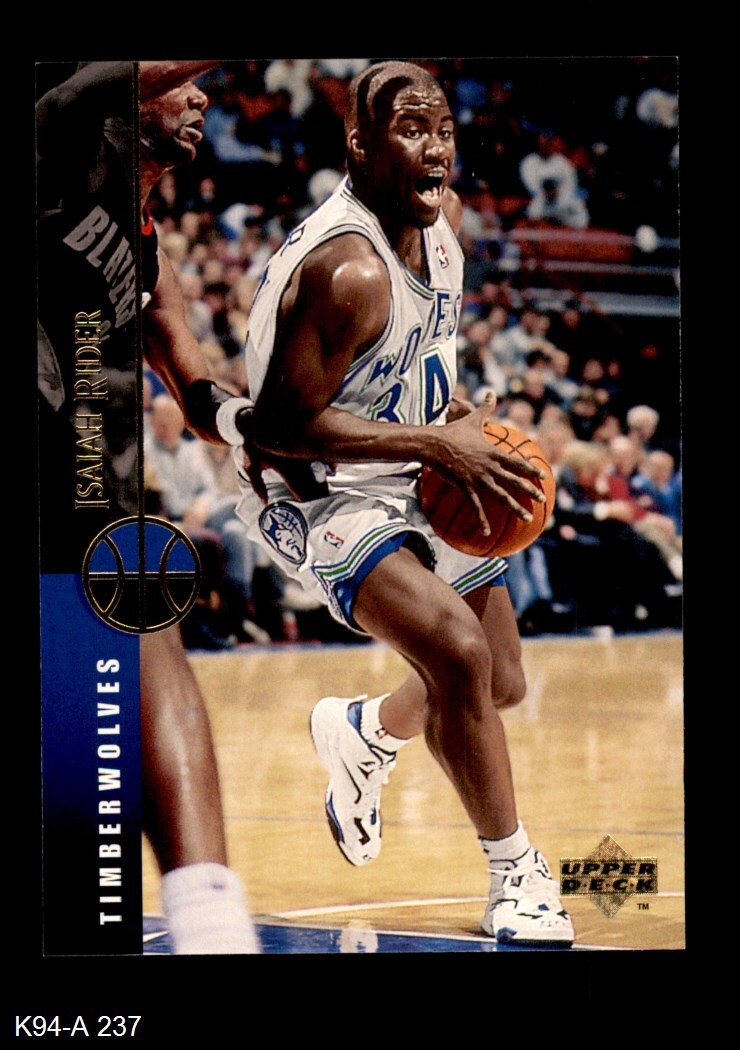 1994 Upper Deck #237 Isaiah Rider Timberwolves UNLV 8 - NM/MT | eBay