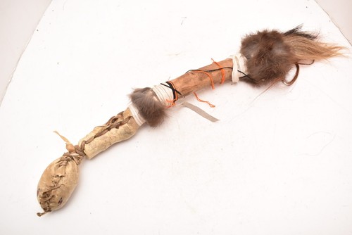 Antique Native American Stone Head War Club Skull Cracker Plains Indian ...