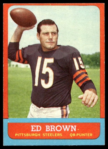 1963 Topps #122 Ed Brown Pittsburgh Steelers SP NO RESERVE! NR-MINT | eBay