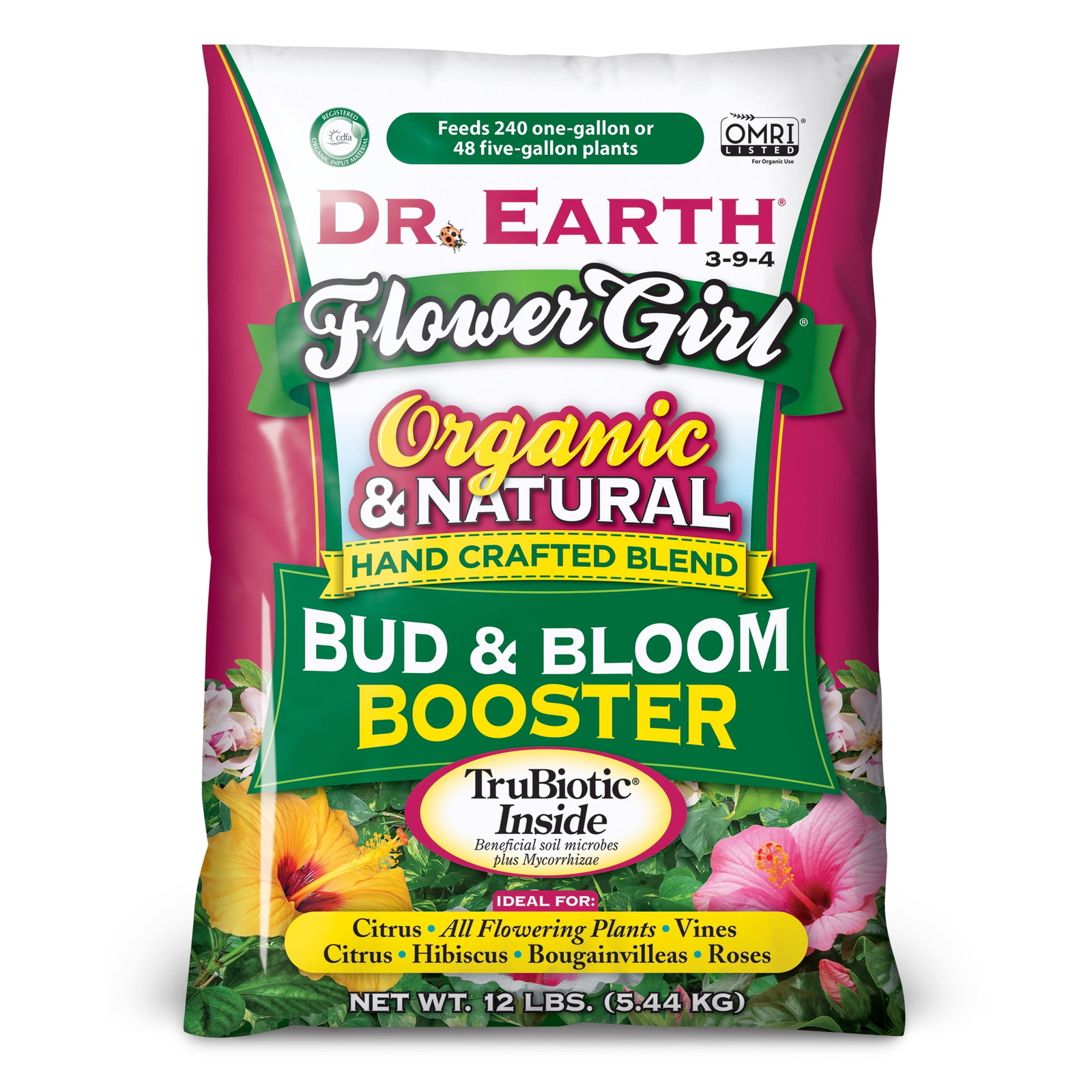 Dr. Earth Flower Girl Premium Bud & Bloom Booster Plant Food 3-9-4 ...