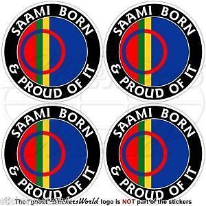 SAMI Né et Fier Sapmi Laponie Saami Lapons Vinyle Sticker Autocollant ...