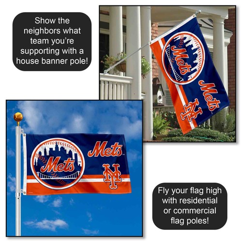 New York Mets Logo Insignia Banner Flag | eBay