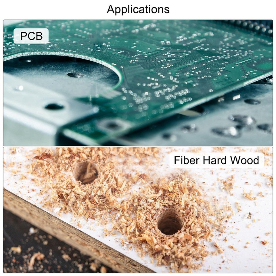 10PCS Titanium Coat Carbide End Mill Engraving Milling Cutter CNC ...