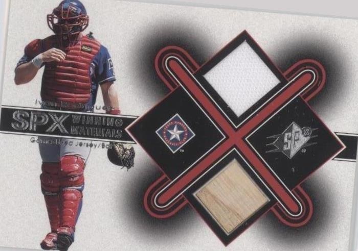 2001 SPx - Winning Materials Ivan Rodriguez #IR2 (MEM) for sale online ...