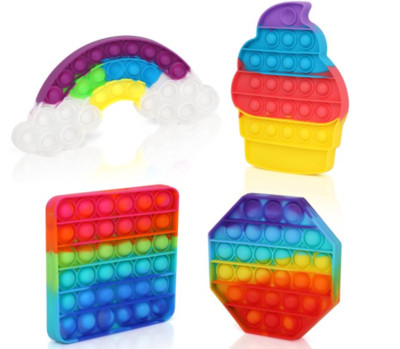 Rainbow Pop Fidget Toys (4 choices) (Free Shipping with 6 items) | eBay