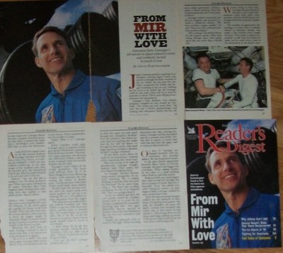 Jerry Linenger original FULL PAGED magazine clippings pages PHOTO ...