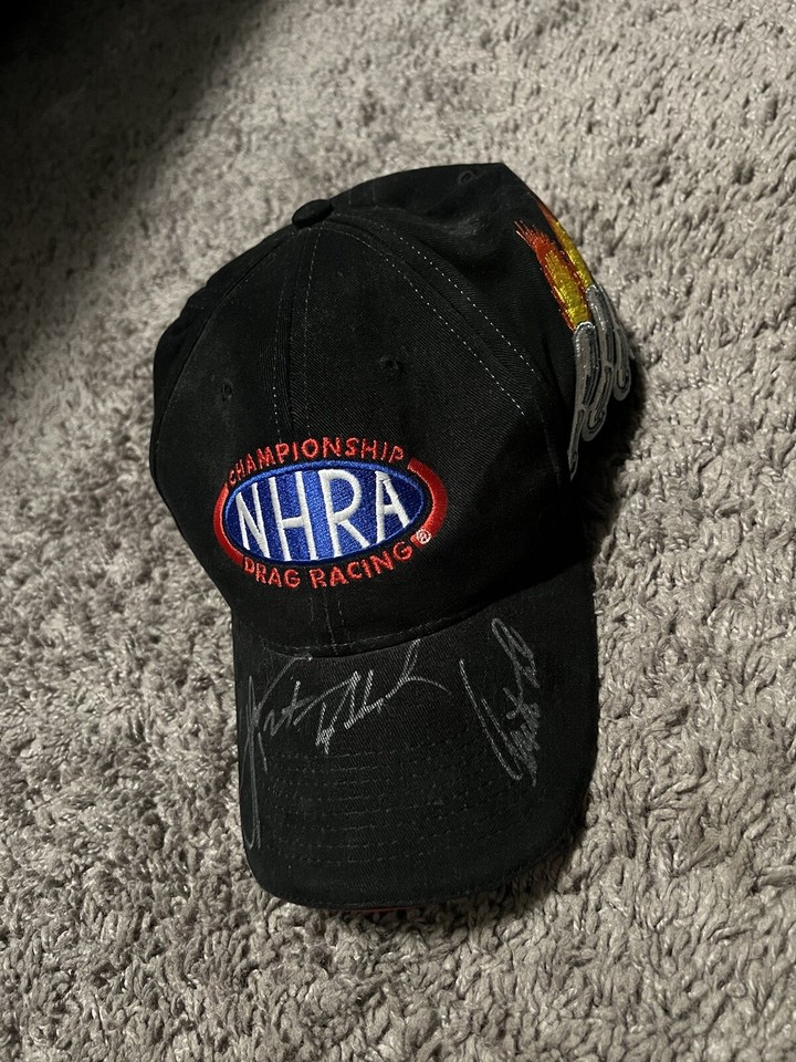 Vintage NHRA Drag Racing Championship Signed Hat Cap Autographed | eBay