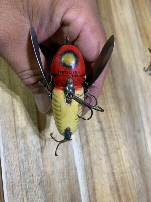 Heddon Crazy Crawler fishing lure early model (lot#20305) | eBay