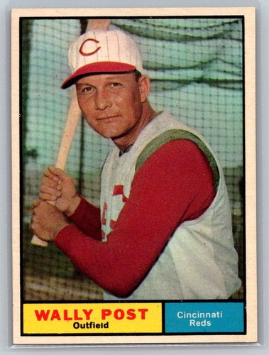 1961 Topps #378 Wally Post REDS | eBay
