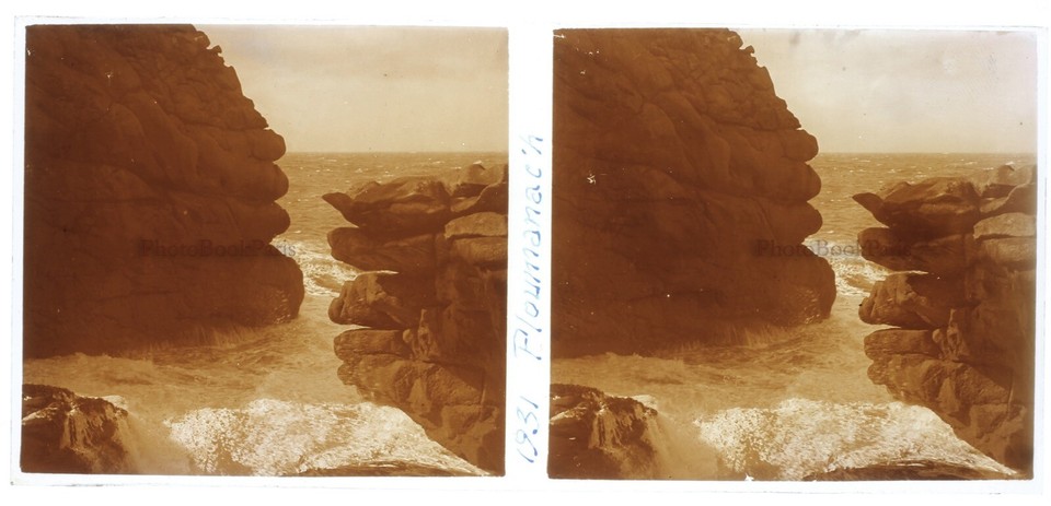 Ploumanac' H’ H Rocks 1931 France Photo Stereo PL58L3n2 Plate Glass | eBay