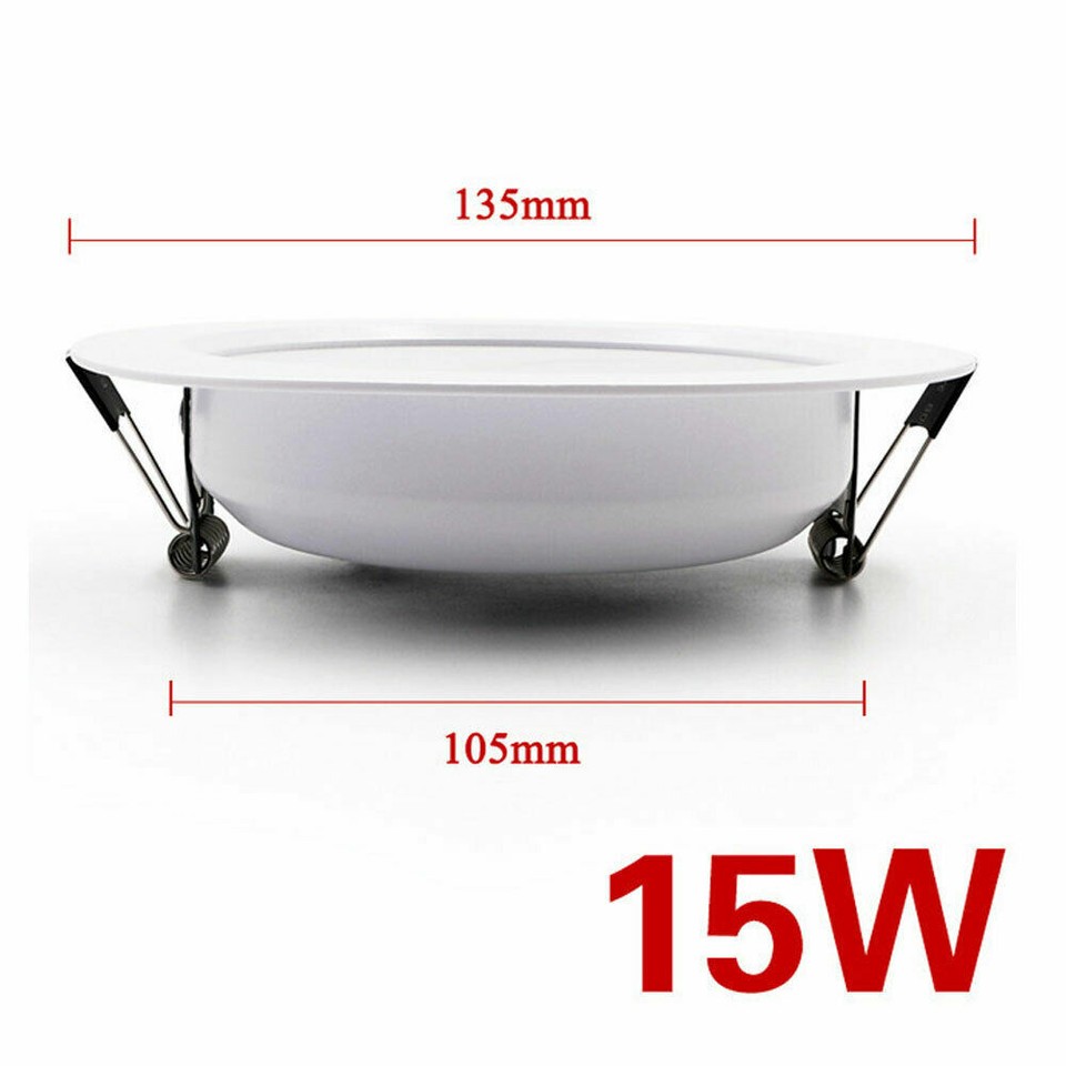 5W 7W 9W 12W 15W LED Downlight Ceiling Warm White/ Cold White LED Light ...
