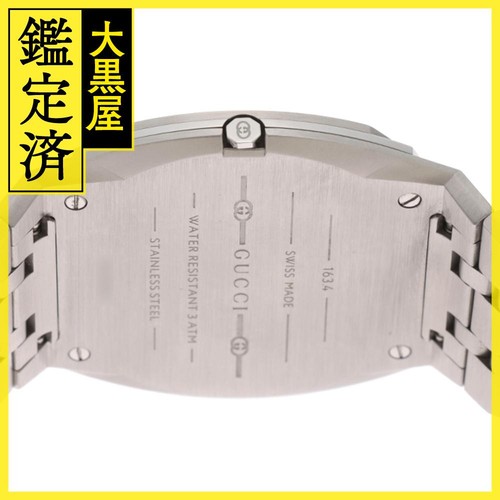 2021 GUCCI Watch 25H YA163407 Silver Dial Stainless Steel Quartz 472 SJ ...