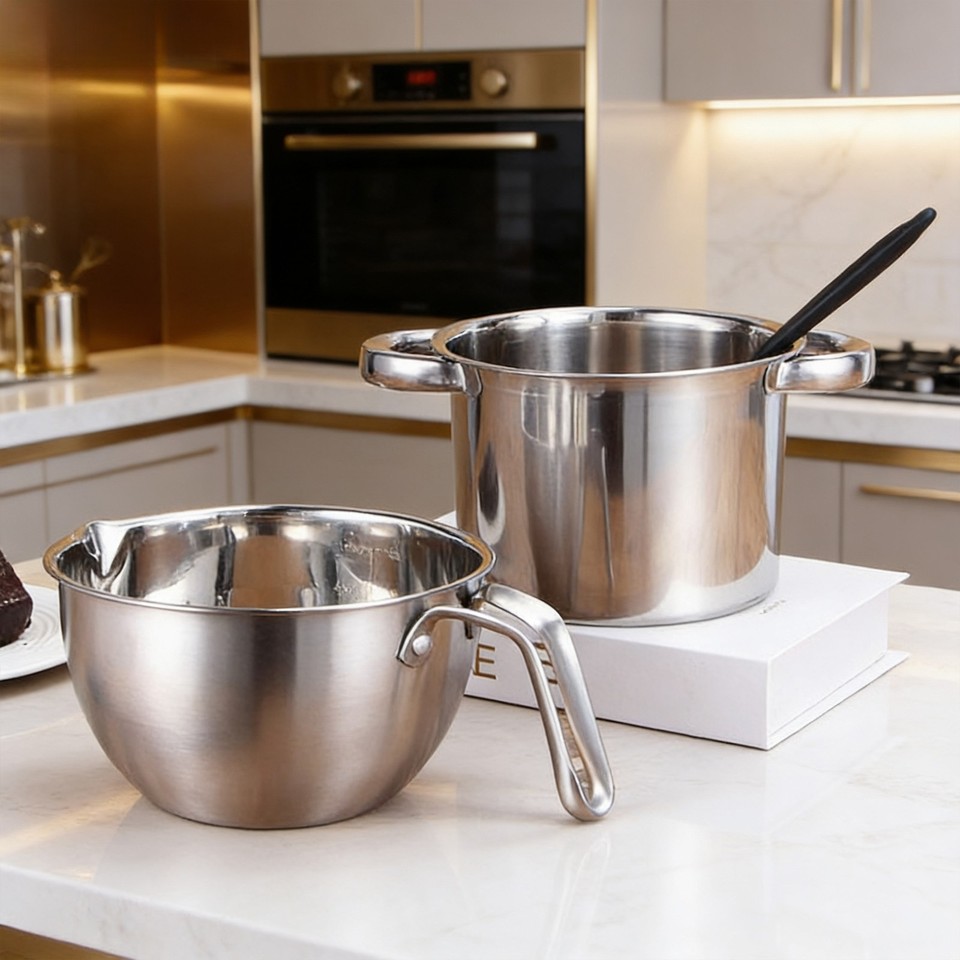 Chocolate Melting Pot Baking Fondue Tool Cheese Heating Melter for ...