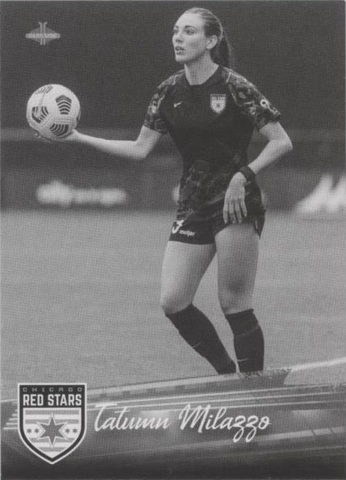2021 Parkside NWSL Vol. 2 - Tatumn Milazzo #289 Black and White (RC ...