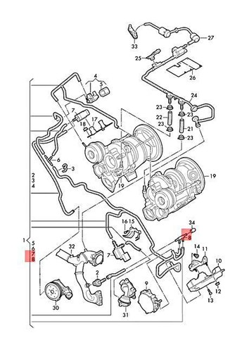 Genuine Distributor AUDI A4 Avant S4 A5 S5 Cabriolet 2D0133123 | eBay