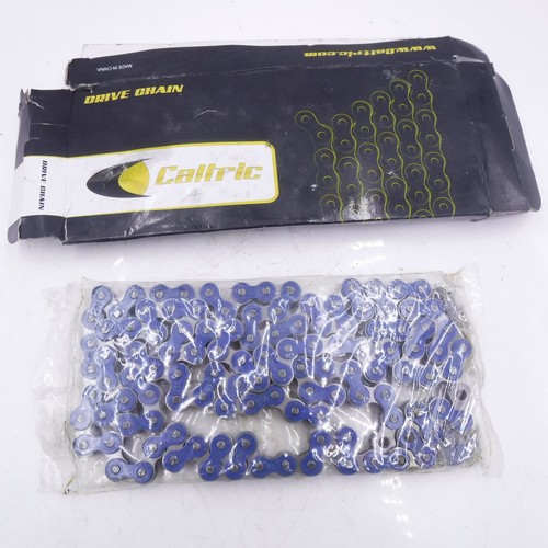 Caltric 530 Pitch 120 Link Drive Chain In Blue 6000 Lb Tensile Strength ...