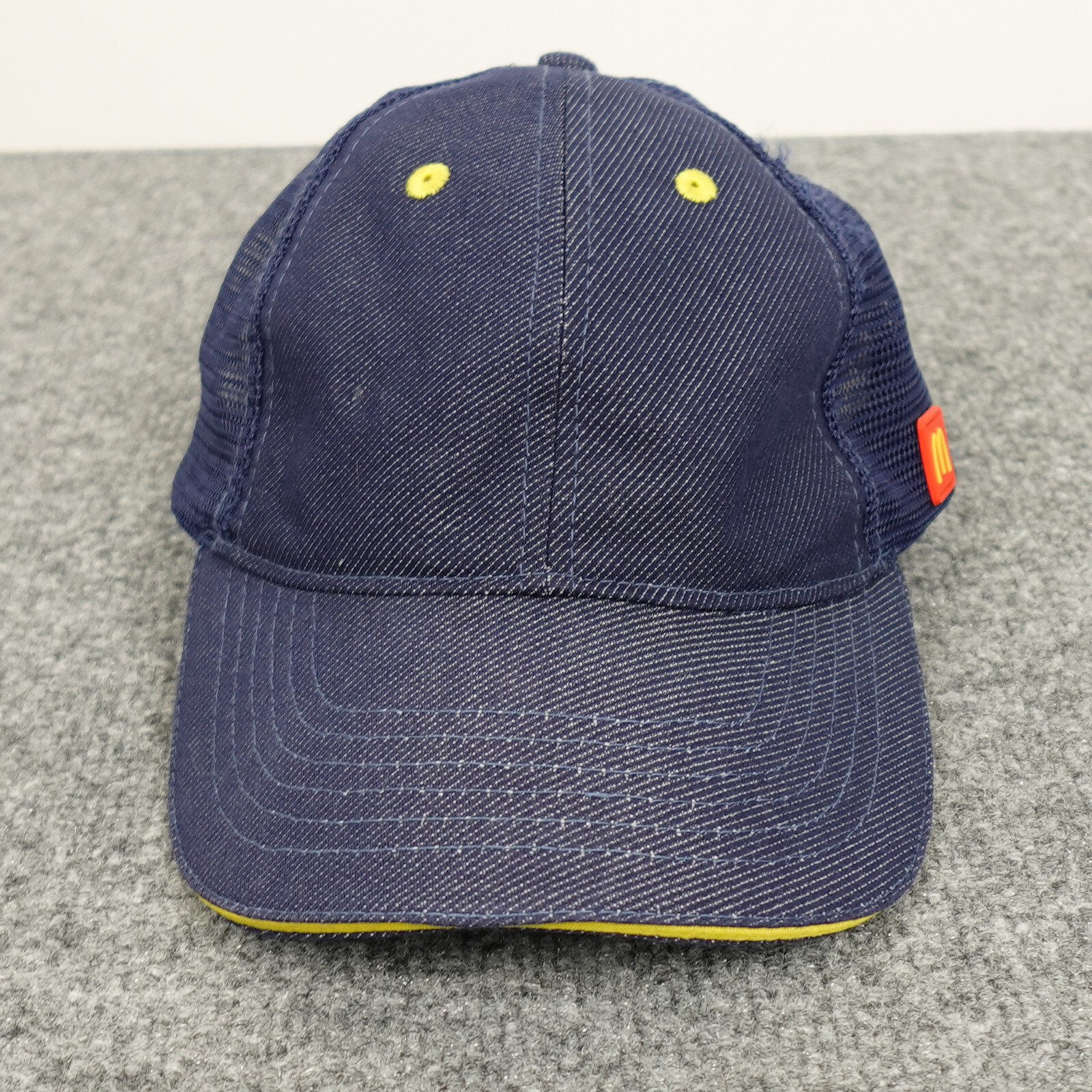 McDonalds Hat Cap Snap Back Blue Mesh Golden Arches L… - Gem