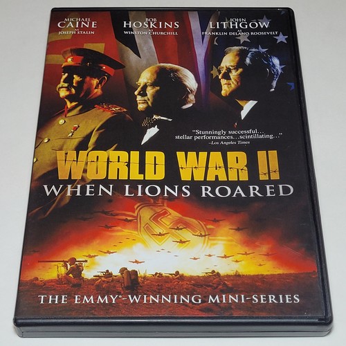 World War II: When Lions Roared (DVD) Mini Series Caine Lithgow Free ...