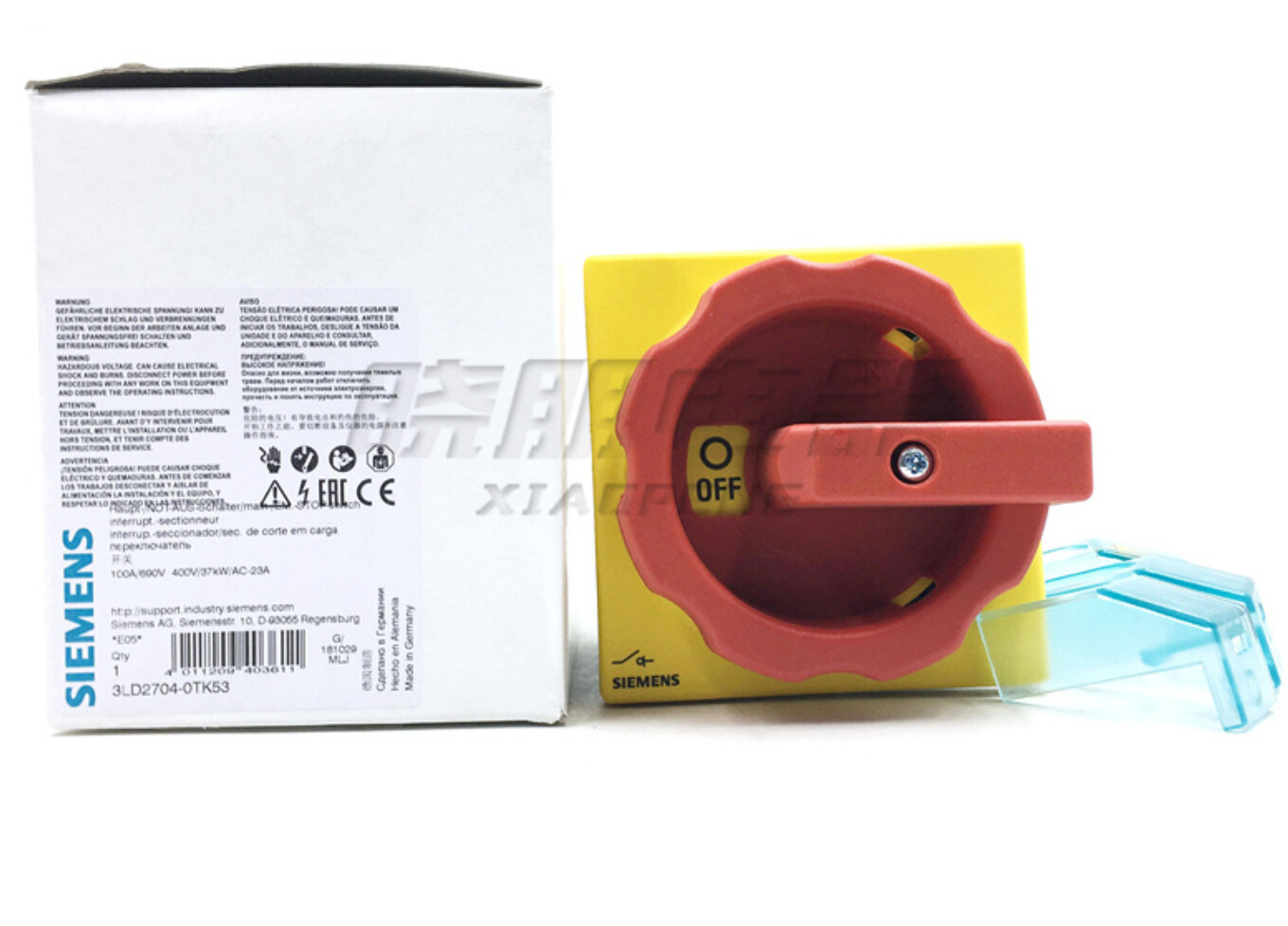 SIEMENS Emergency stop switch 3LD2704-0TK53 | eBay