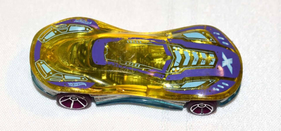 Hot Wheels Yellow Plastic 2014 Clear Speeder Made in Thailand K16 | eBay