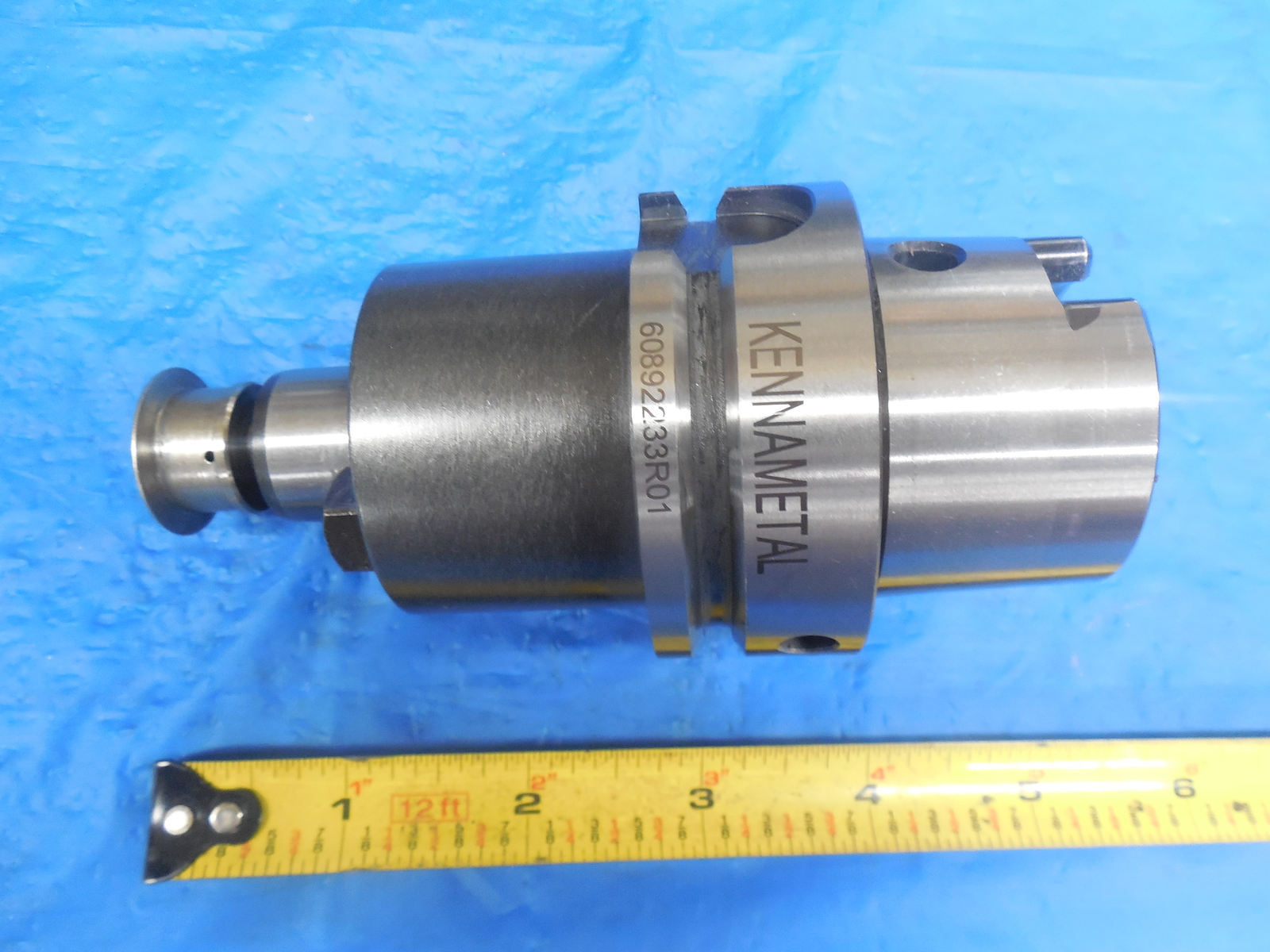 KENNAMETAL HSK63A 22 mm PILOT 10 mm KEY SHELL / FACE MILL HOLDER ...