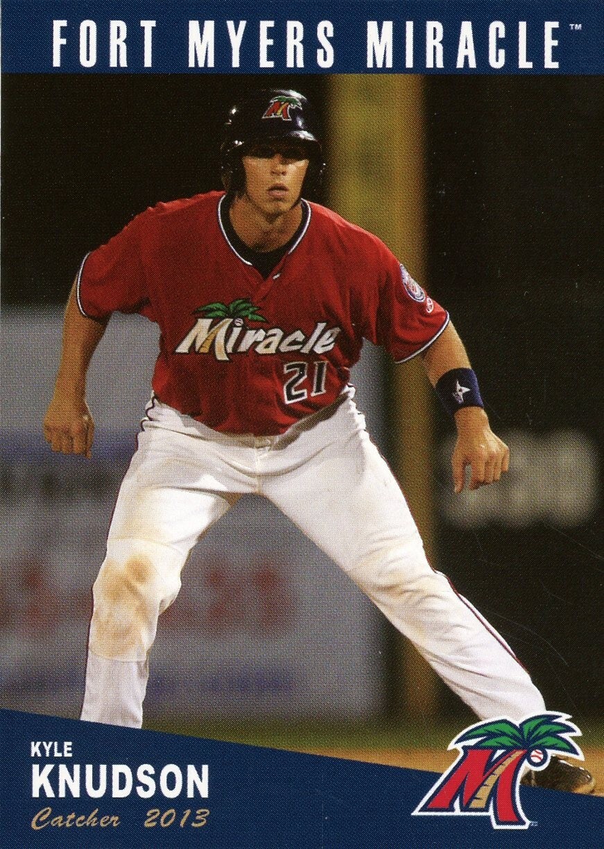 2013 Grandstand Fort Myers Miracle KYLE KNUDSON RC TWINS UNIVERSITY OF MINNESOTA | eBay