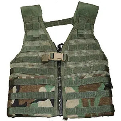 Used Serviceable Woodland FLC Load Bearing Vest W/ Tan Buckle *mocinc ...