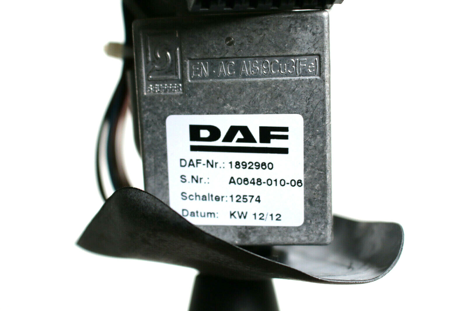Steering column switch 1892960 A0648-010-06 for DAF | eBay UK