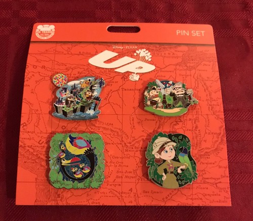 2021 Disney Parks Pixar Up Booster Set Pin Carl Ellie Kevin Russell Dug ...
