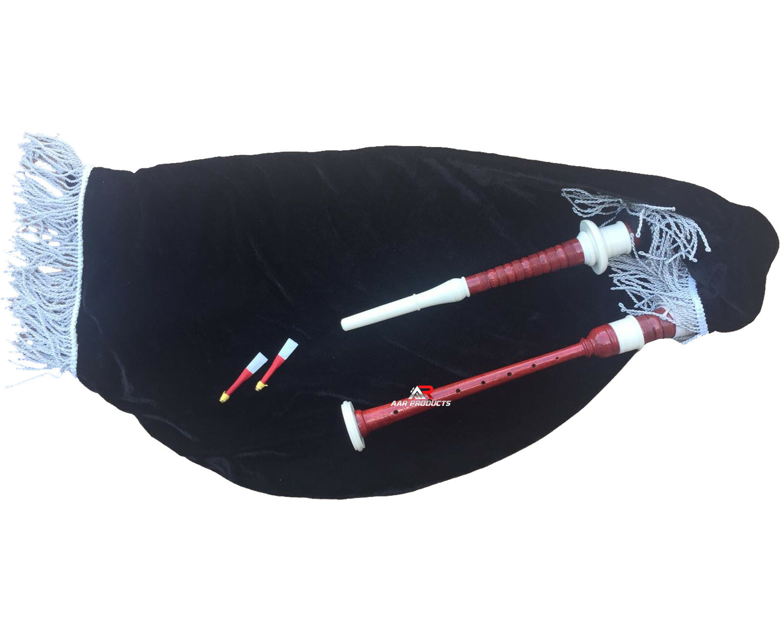 Scottish Goose Bagpipe Silver Imitation Ivory Mount Practice Multi ...