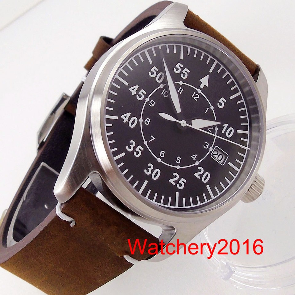 NH35A Tandorio 39mm Pilot Watch For Men Automatic 20Bar Waterproof ...