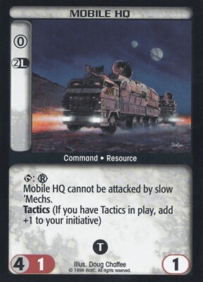 Battletech CCG: Mobile HQ [Ungraded] from set Premiere Limited BT WOTC Wizards o | eBay