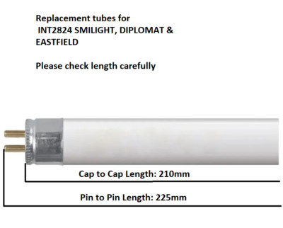 8W T5 210mm Fluorescent Tube White Replaces INT2824 SMILIGHT DIPLOMAT ...