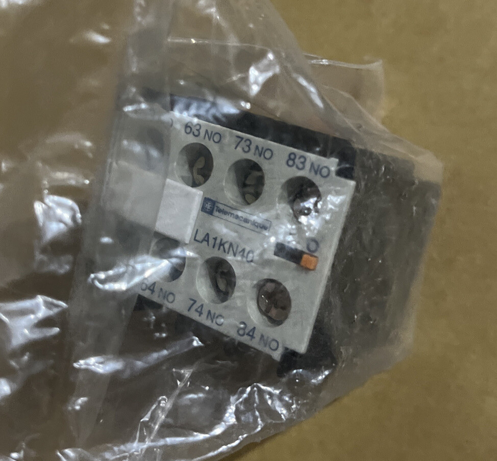 Telemecanique LA1KN40 Auxiliary Contact Block 4NO Front Mount 10 A 690V ...