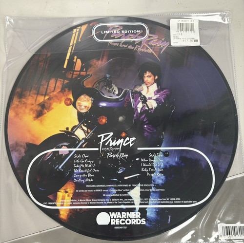 PRINCE - Purple Rain (PICTURE DISC Vinyl LP) 2017 WB 557283 NEW ...