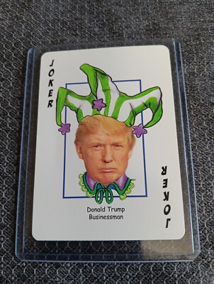 Donald Trump Playing Card Joker Republican 45th 47th President MAGA ...