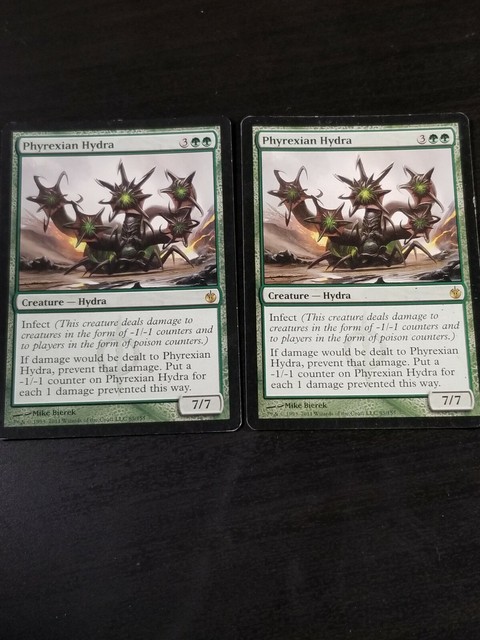 Magic The Gathering MTG Rare Phyrexian Hydra 2 Card Lot | eBay