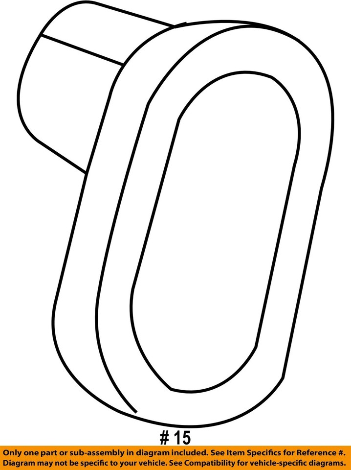 2014-2016 SILVERADO SIERRA REAR BUMPER TRAILER WIRING COVER W/O TOW PKG ...